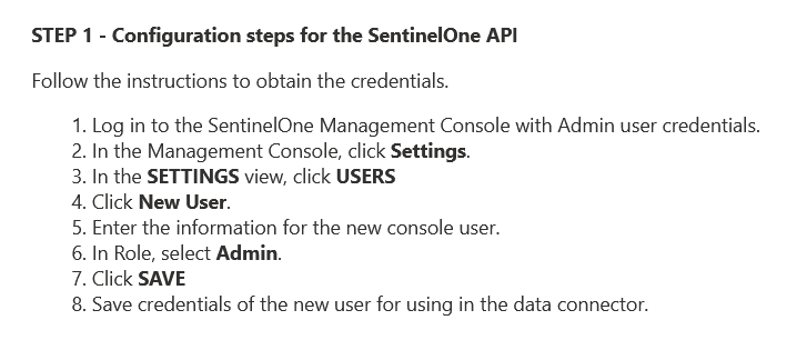 Can't connect SentinelOne data connector to Microsoft Sentinel - Microsoft Q&A