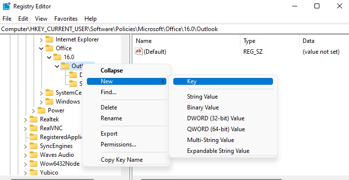 Need to change outlook O365 settings via GPO - Microsoft Q&A