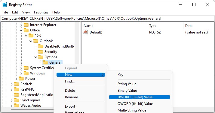 Need to change outlook O365 settings via GPO - Microsoft Q&A