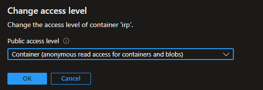 Failed to access Blob container (Custom Model - Form Recognizer) - Microsoft Q&A
