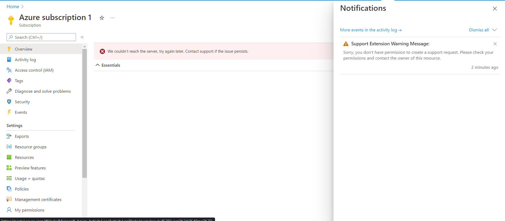billing request - Microsoft Q&A