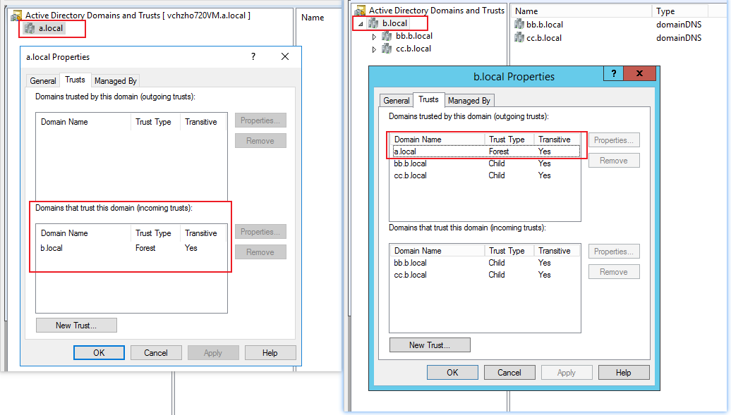 Windows Server One-Way Forest Trust Question - Microsoft Q&A