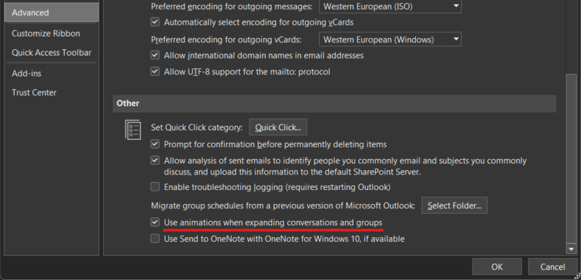 Need to change outlook O365 settings via GPO - Microsoft Q&A
