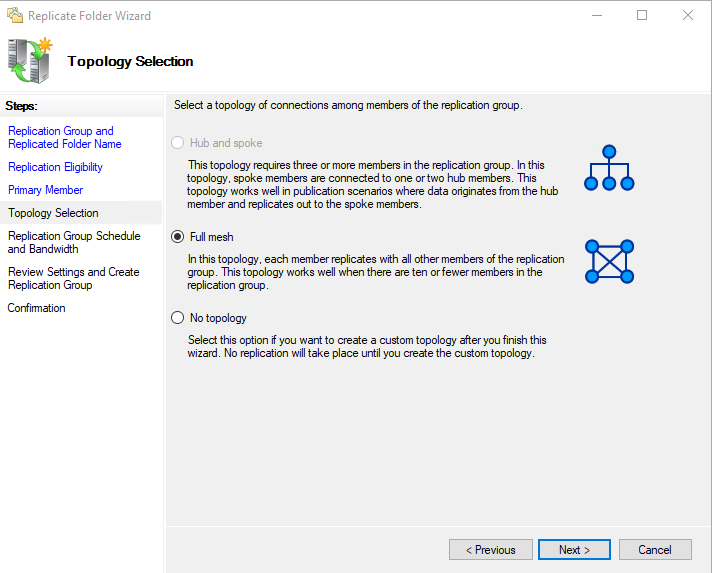 Unable to create DFS Replication - Microsoft Q&A Unable to create DFS Replication - Microsoft Q&A