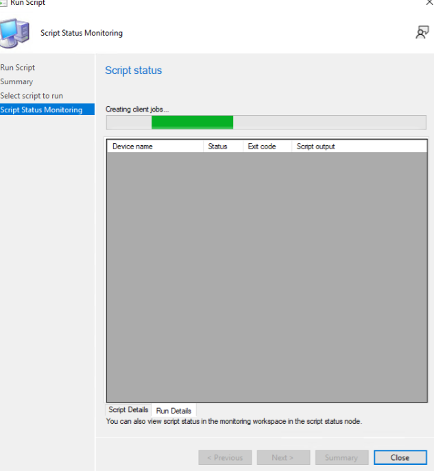 Mecm V2111 Run Script Not Stop Microsoft Qanda