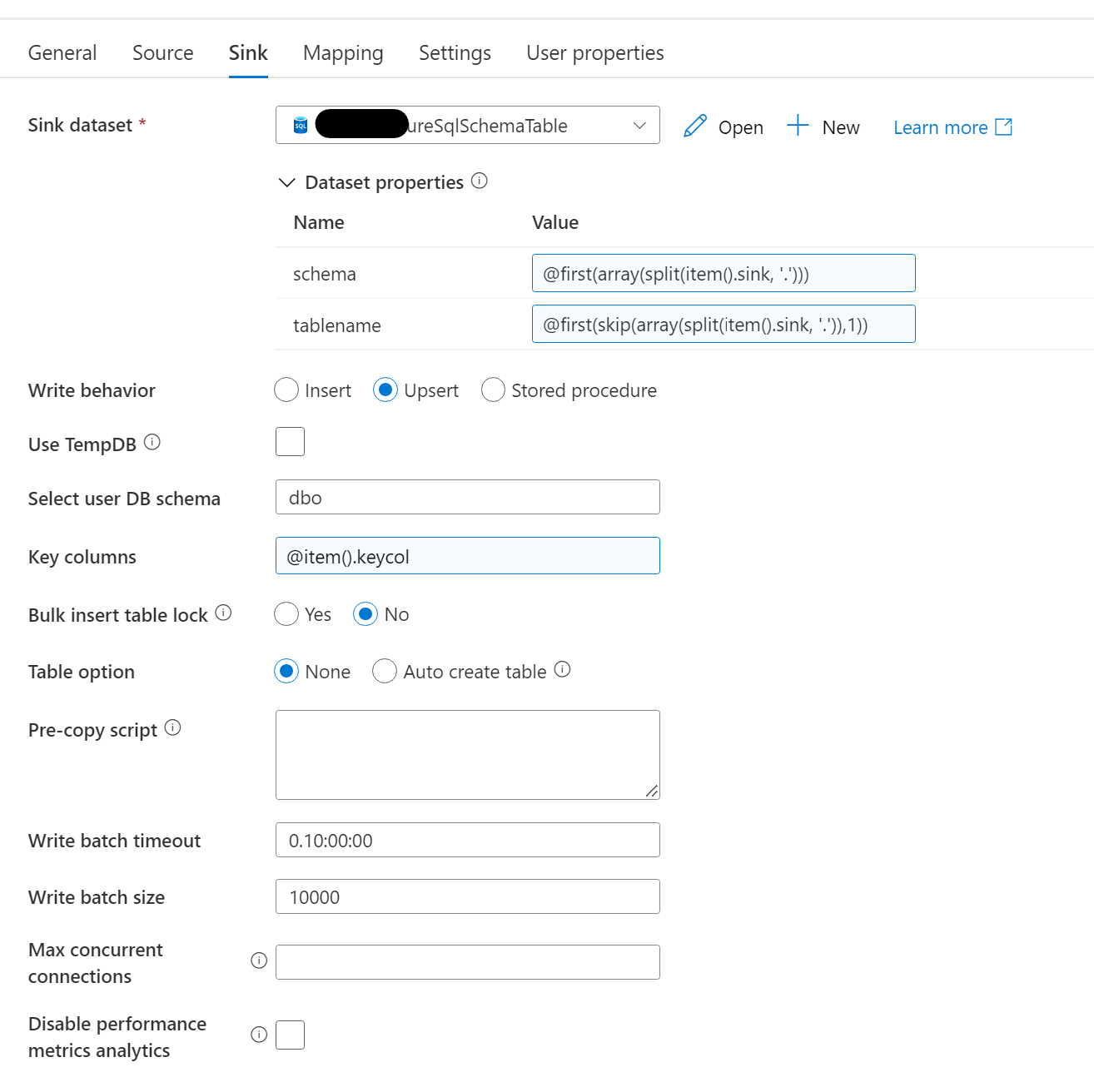 Azure Data Factory Copy Data Task Upsert Stopped Working Was Working For Weeks Now