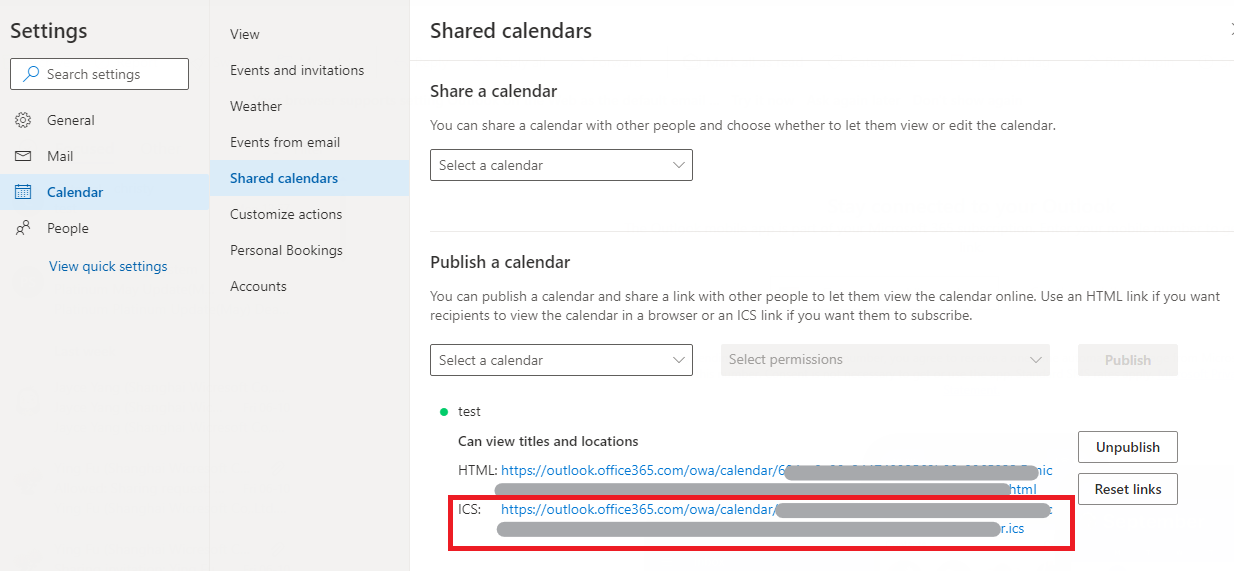 Download calendar from public ICS fails ! ? - Microsoft Q&A