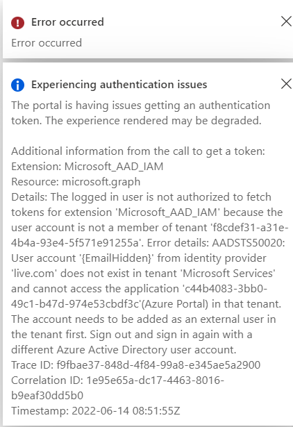 Azure Ad Authentication Issues Microsoft Qanda