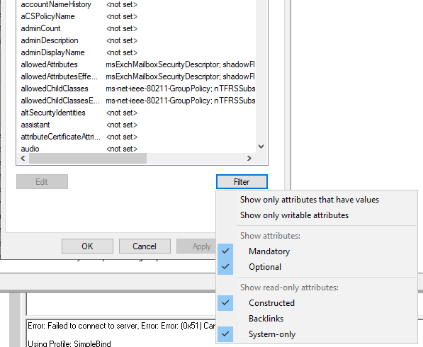 Custom Attribute Not Show In Aduc And Powershell Microsoft Qanda 9395
