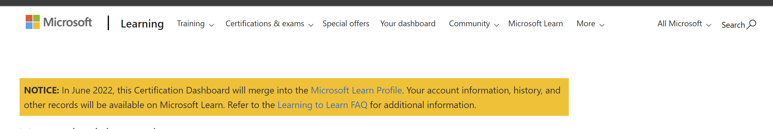 Getting 0 certificates and badges - Microsoft Q&A