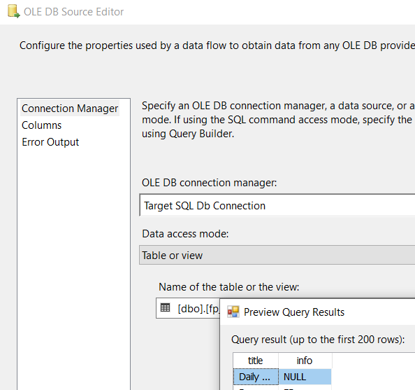 Ssis How To Export A Table Without Column Name Into Excel Microsoft Qanda