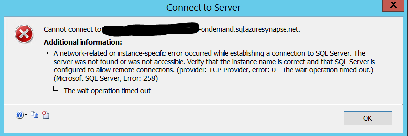 Azure Synapse Pipline to Azure SQL server failure - Microsoft Q&A