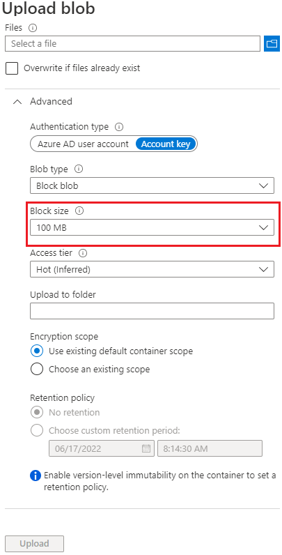Increase storage capacity of a get metadata activity in datafactory - Microsoft Q&A