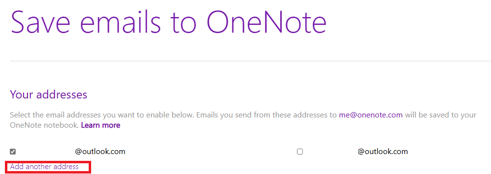 Gmail to onenote not working with ******@onenote.com - Microsoft Q&A