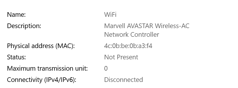 Surface Pro 3 Marvell Avastar network adapter missing - Microsoft Q&A