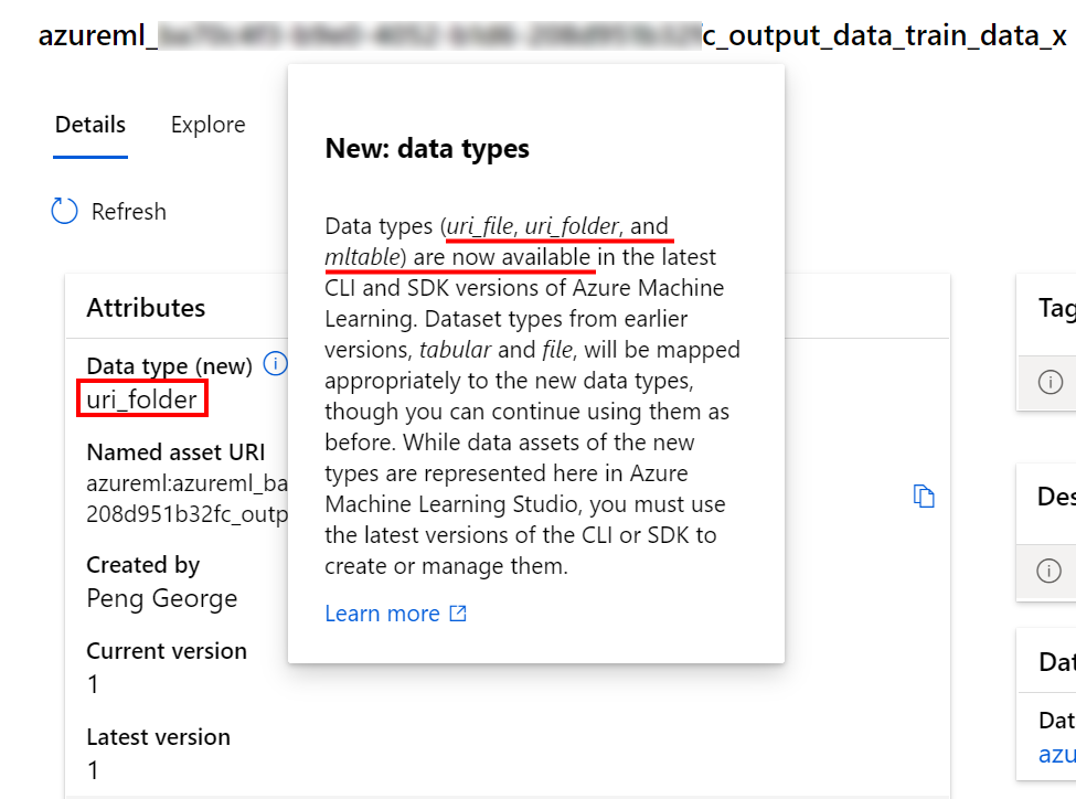 What is the difference between uri_file and uri_folder in components ...