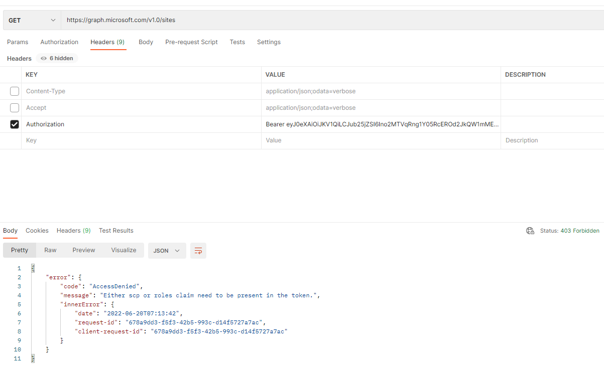 Getting Microsoft.IdentityModel.Tokens.AudienceUriValidationFailedException when attempting to ...