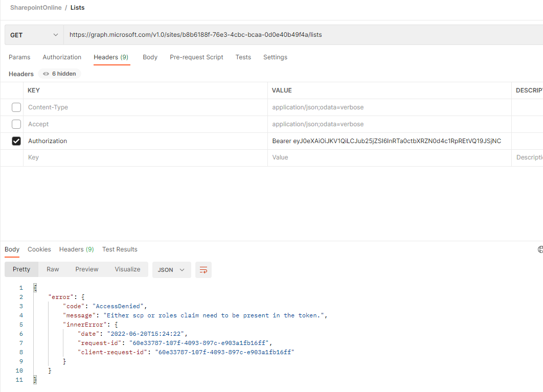 Getting Microsoft.IdentityModel.Tokens.AudienceUriValidationFailedException when attempting to ...