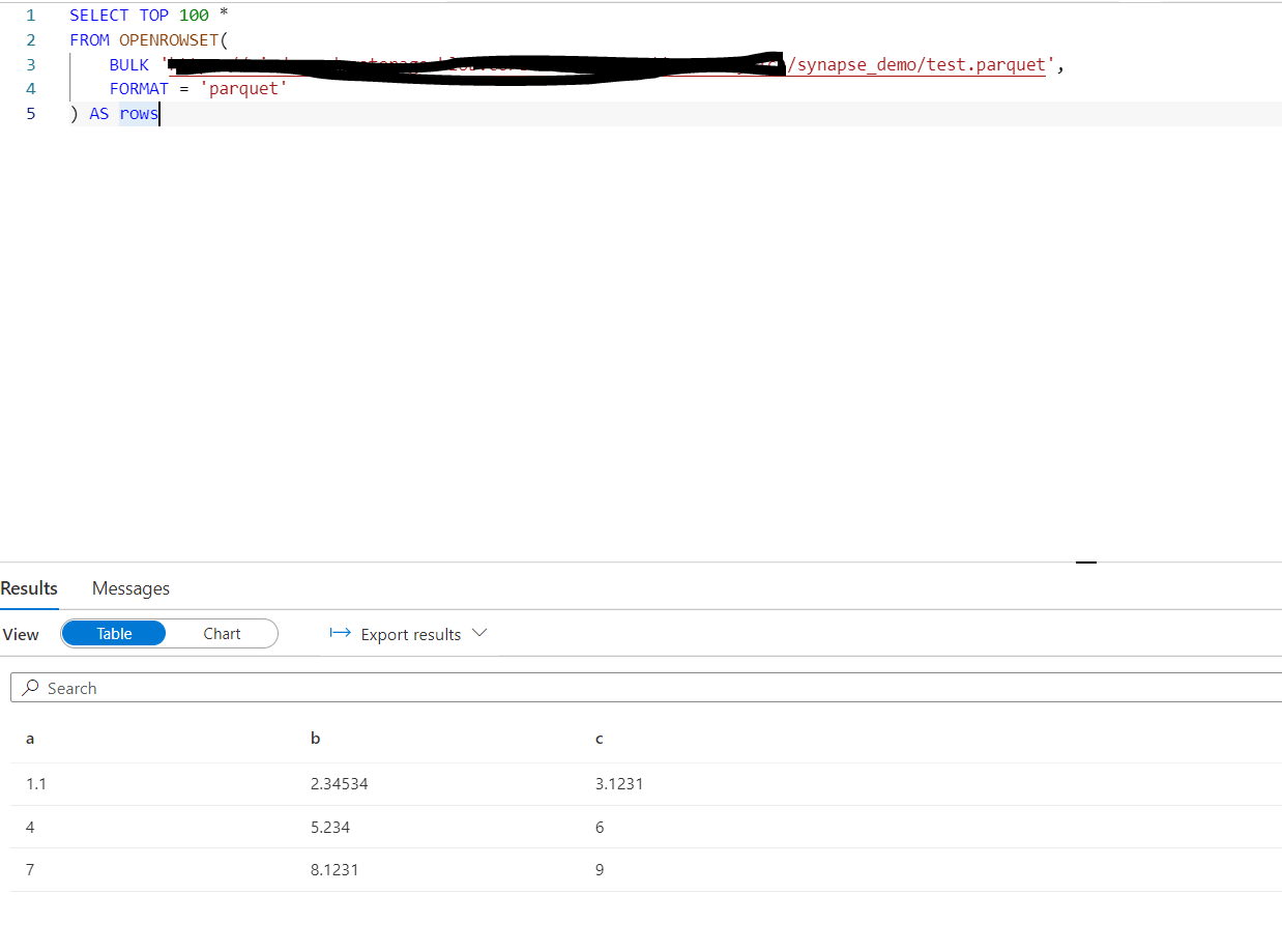 Sql Error When Querying Parquet Table Added To Lake Database Via Gui Microsoft Qanda