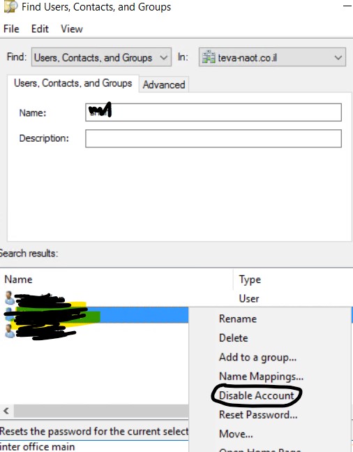 Active Directory Show Locked Ad Account As Disable User Instead Of Enable User Microsoft Qanda