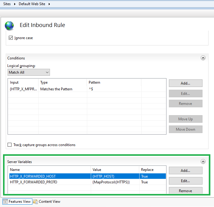 How To Set Up Server Variables For Url Rewrite Through Appcmd For Site 2840