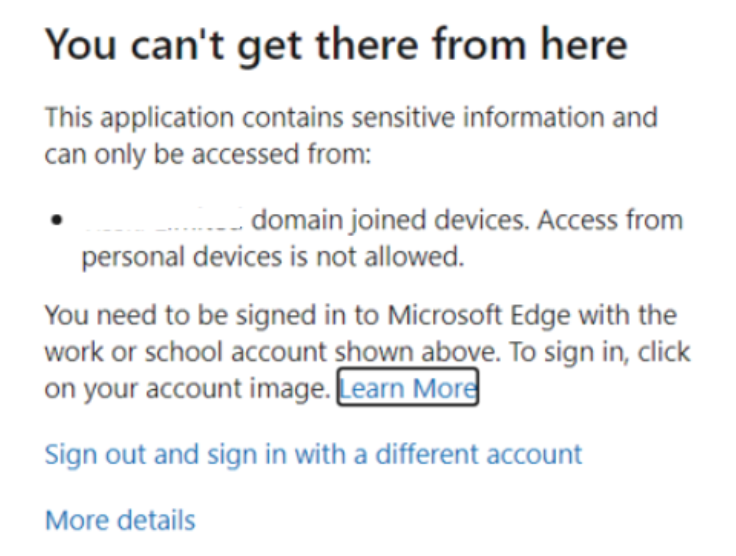"User Experience" missing where I need to modify the failure screen on ...