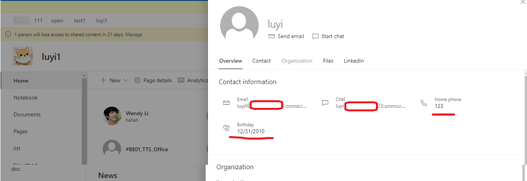 People Web Part not updating from Delve - Microsoft Q&A