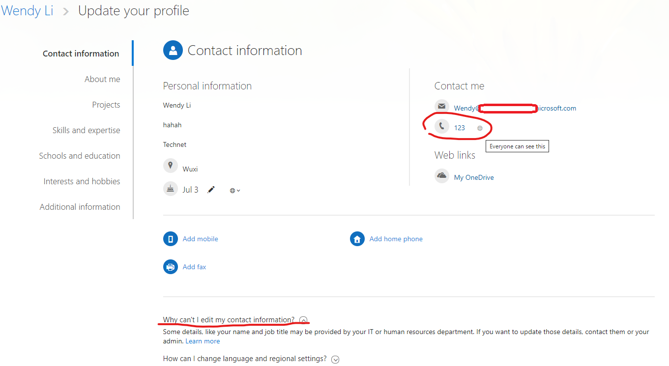 People Web Part not updating from Delve - Microsoft Q&A