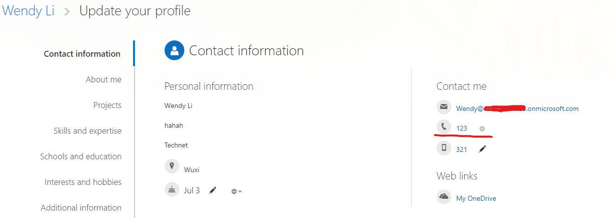 People Web Part not updating from Delve - Microsoft Q&A