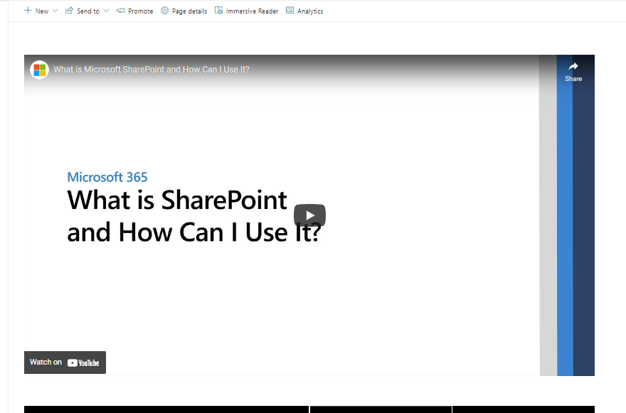 Sharepoint video thumbnail link is different to Video title link ...