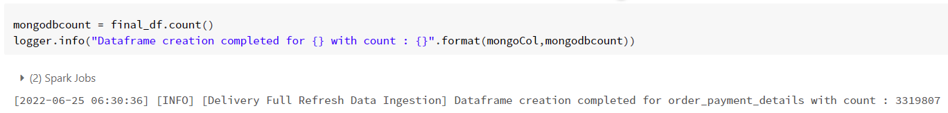 PySpark df.count() operation works fine on DBR 7.3 LTS but fails in DBR 10.4 LTS - Microsoft Q&A