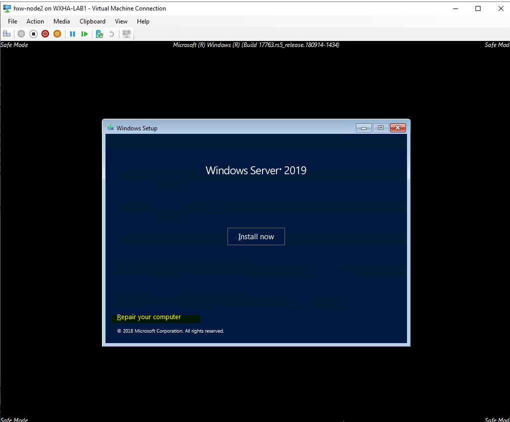 Hyper-V VM is not able to boot up - Microsoft Q&A