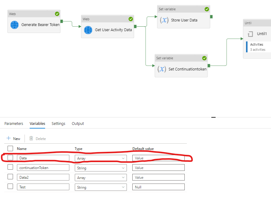 Want To Append Output Of Two Web Activities Microsoft Qanda 5191
