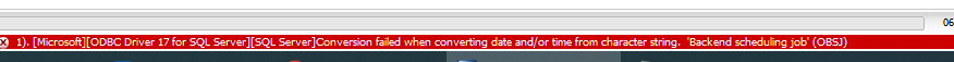 Error from SQL server when converting date and/or time from character ...