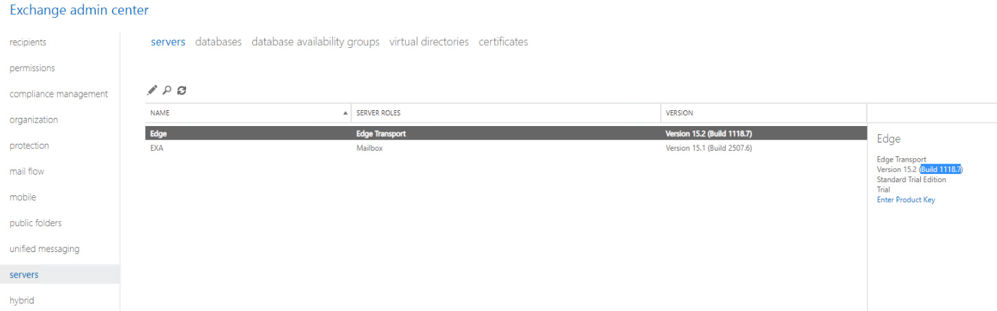 Mailbox Server 2016 not sending email to Edge Transport 2019 ...