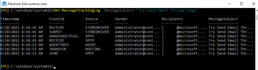 Mailbox Server 2016 not sending email to Edge Transport 2019 ...