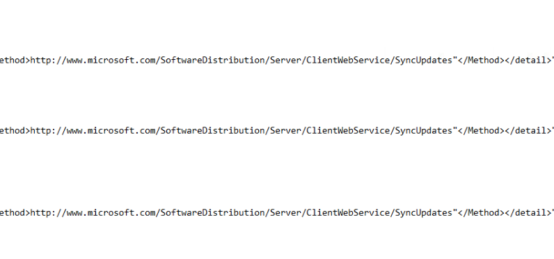 WSUS client cannot install updates, "We couldn't connect to the update ...