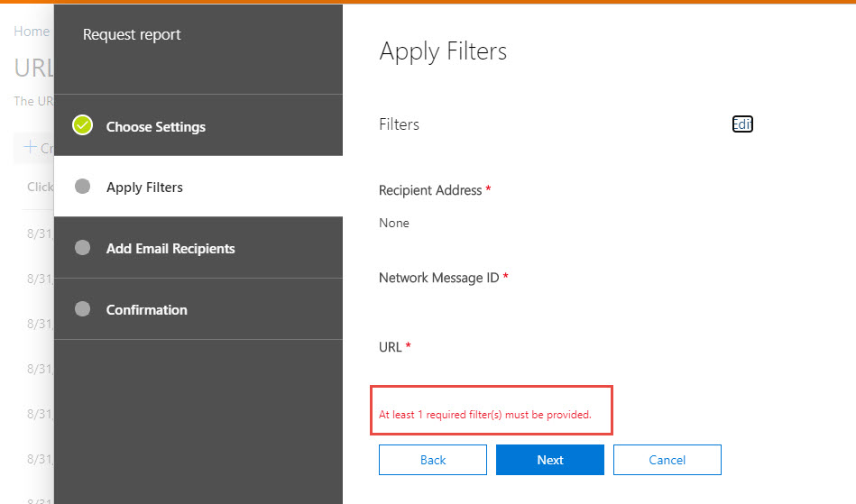 URL threat protection reports - all users - Microsoft Q&A