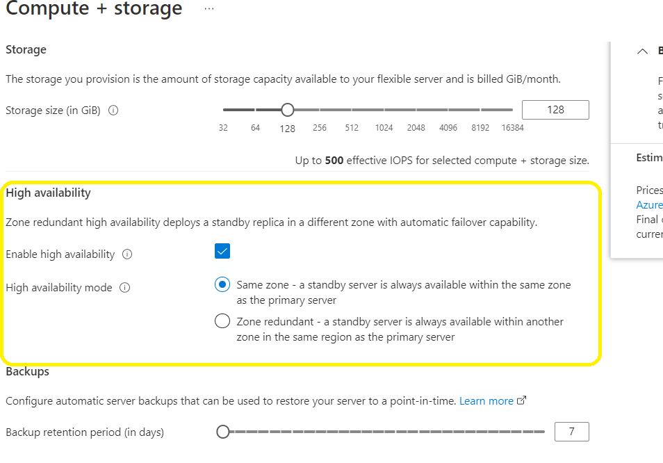 Configuring Primary, HA and DR setup of Azure Database for PostgreSQL ...