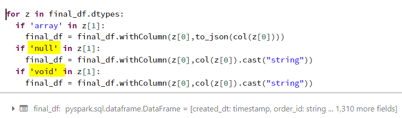 PySpark df.count() operation works fine on DBR 7.3 LTS but fails in DBR 10.4 LTS - Microsoft Q&A