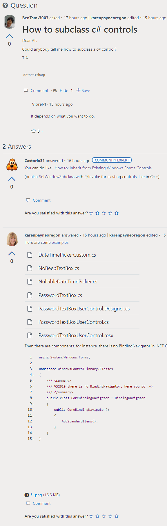No [Accept Answer] button shown - Microsoft Q&A