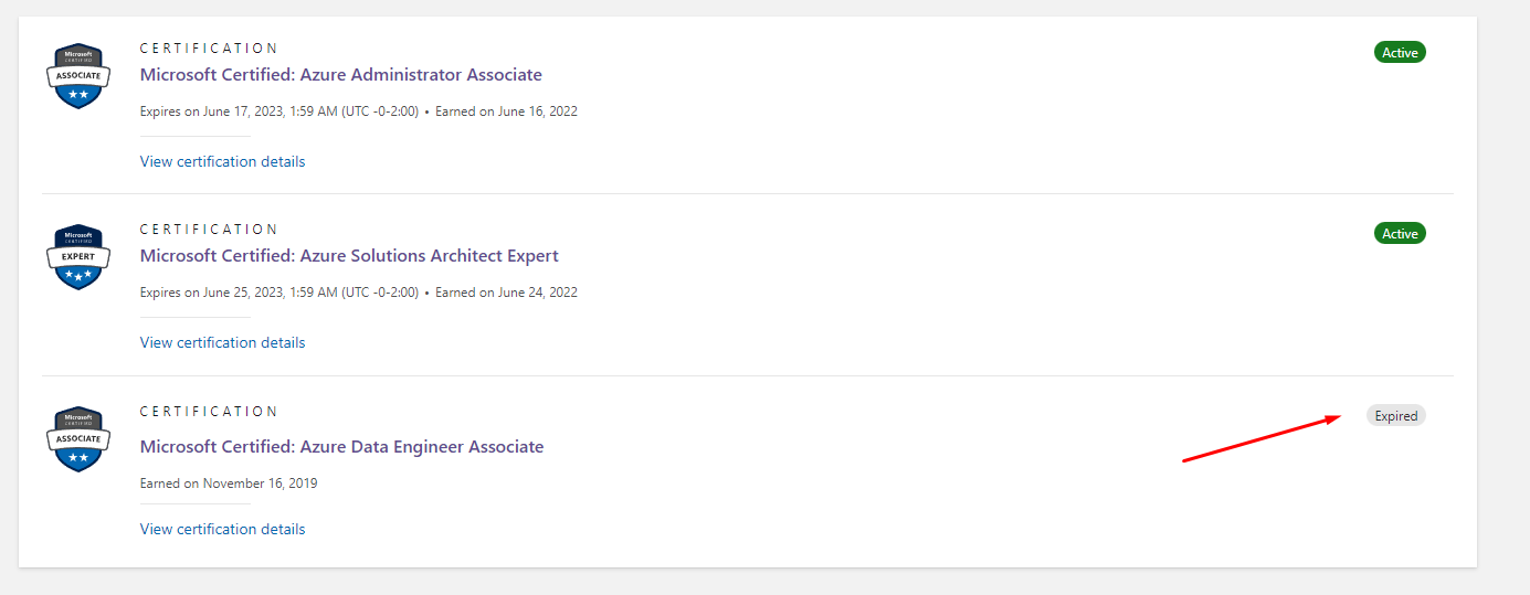 I renewed my expired certificate but it still says expired on the ...