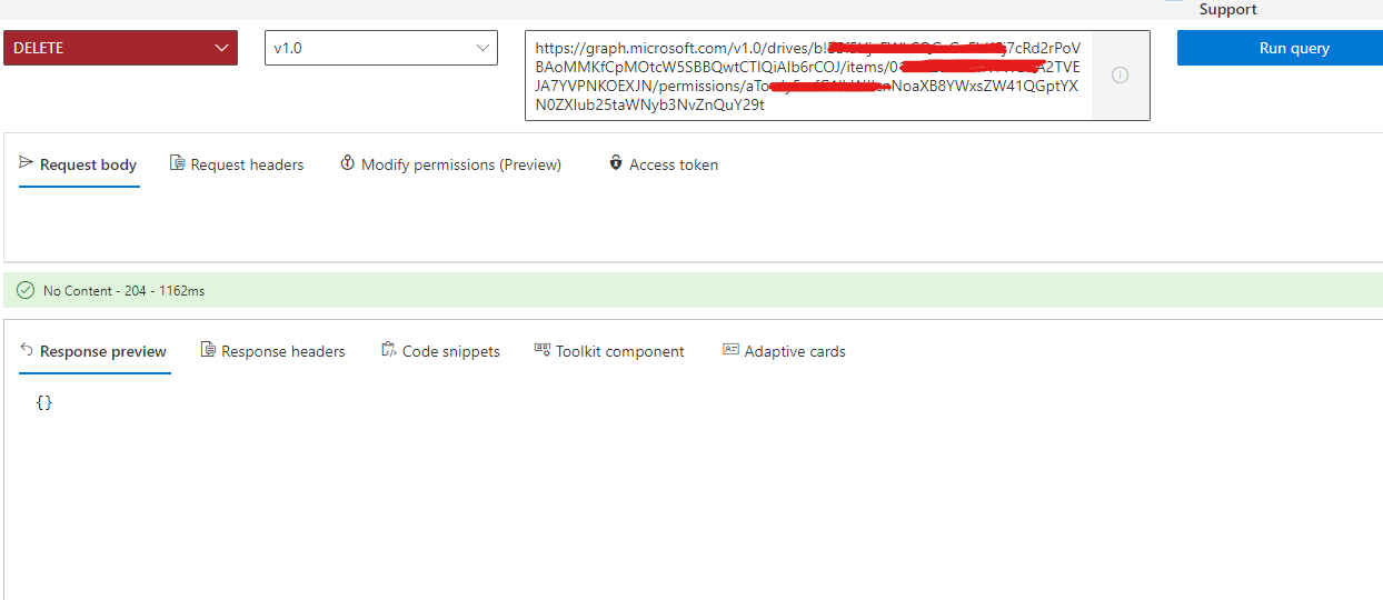 Delete permission for a specific email - Microsoft Q&A