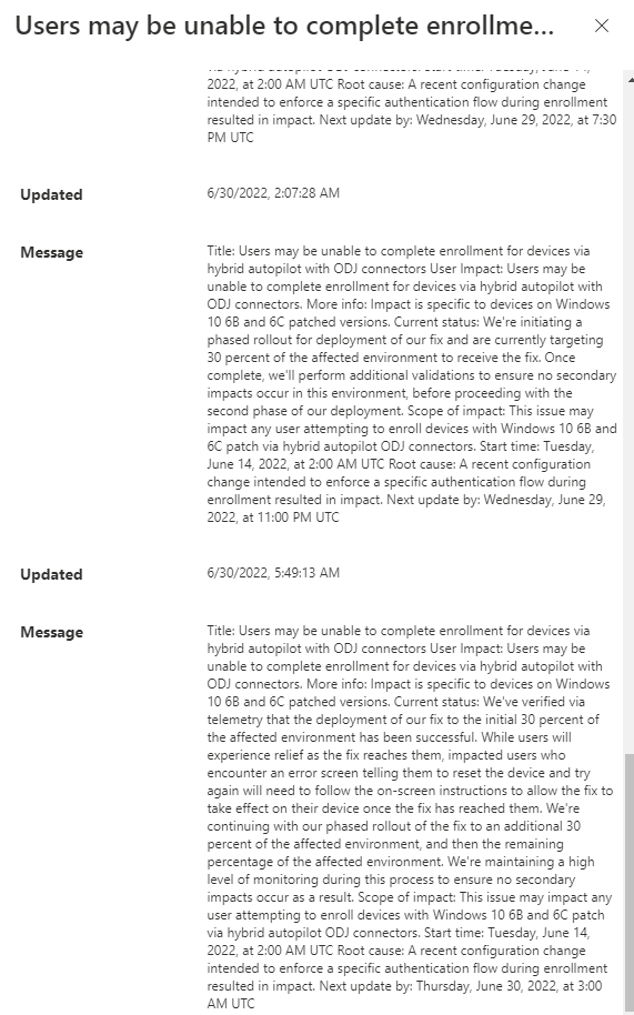 Windows pre-provisioning\Autopiloting of the device breaking through ...