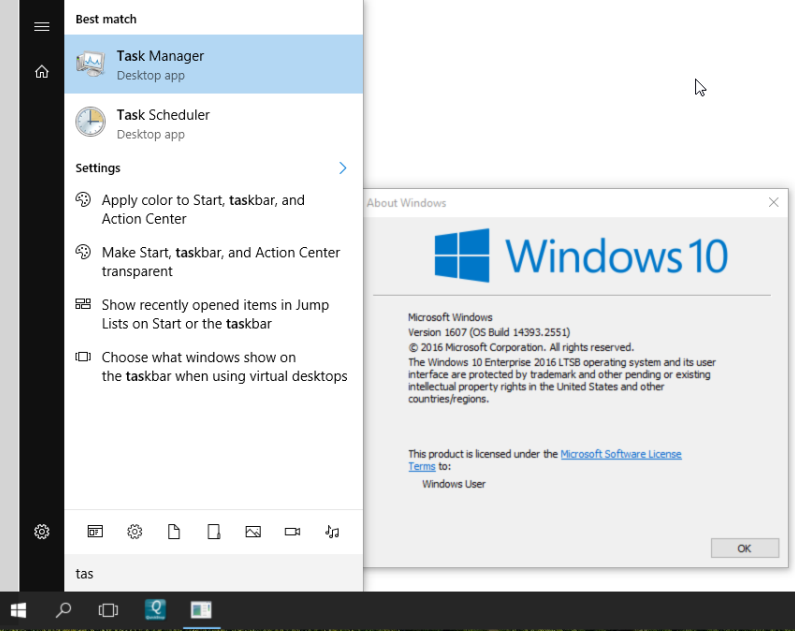 Start menu type to search results appearance - Microsoft Q&A