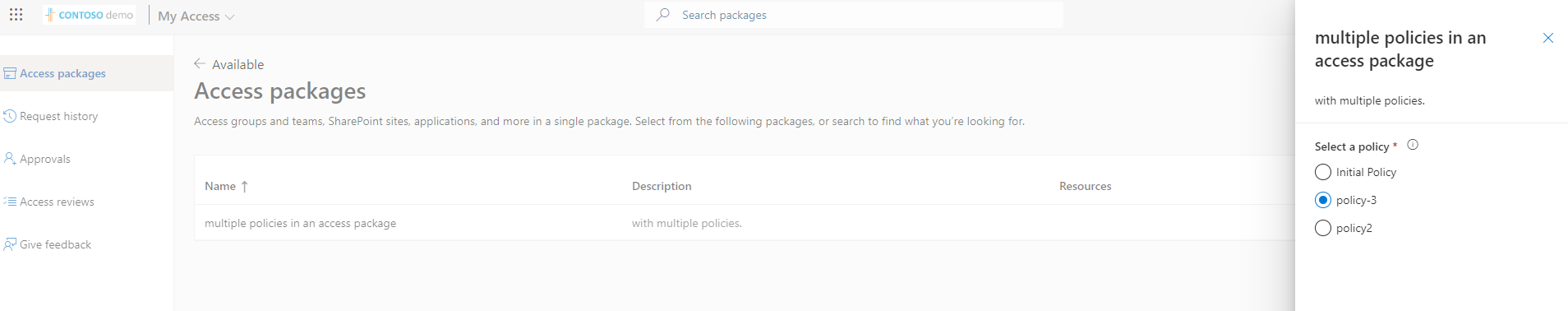 How to deal with multiple policies in an access package? - Microsoft Q&A