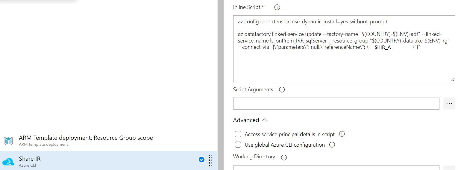 Different keys when sharing self-hosted integration runtime from dev ...