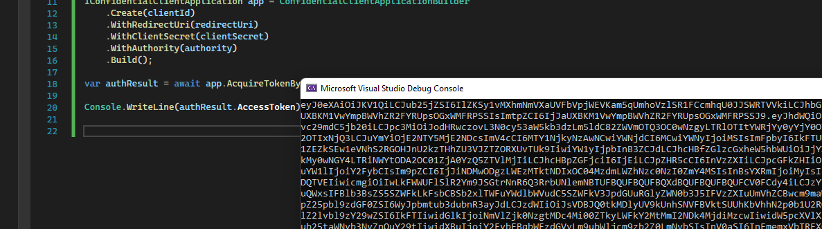 How to use SerializableTokenCache with ConfidentialClientApplication ...