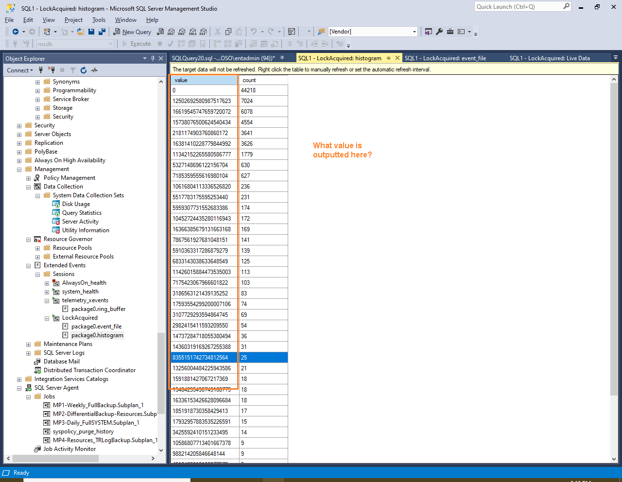 Extended Events Issue - Microsoft Q&A