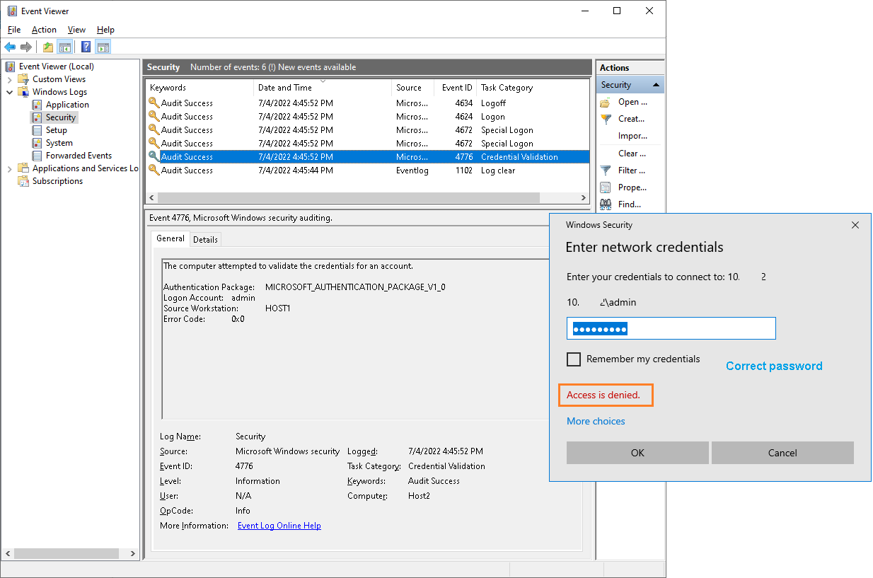 Successful Logon - Microsoft Q&A
